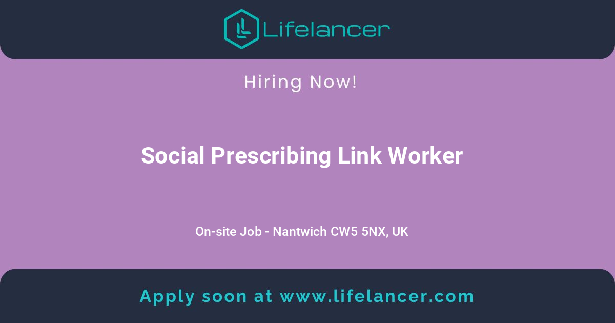Social Prescribing Link Worker - On-site Job at Kiltearn Medical Centre ...