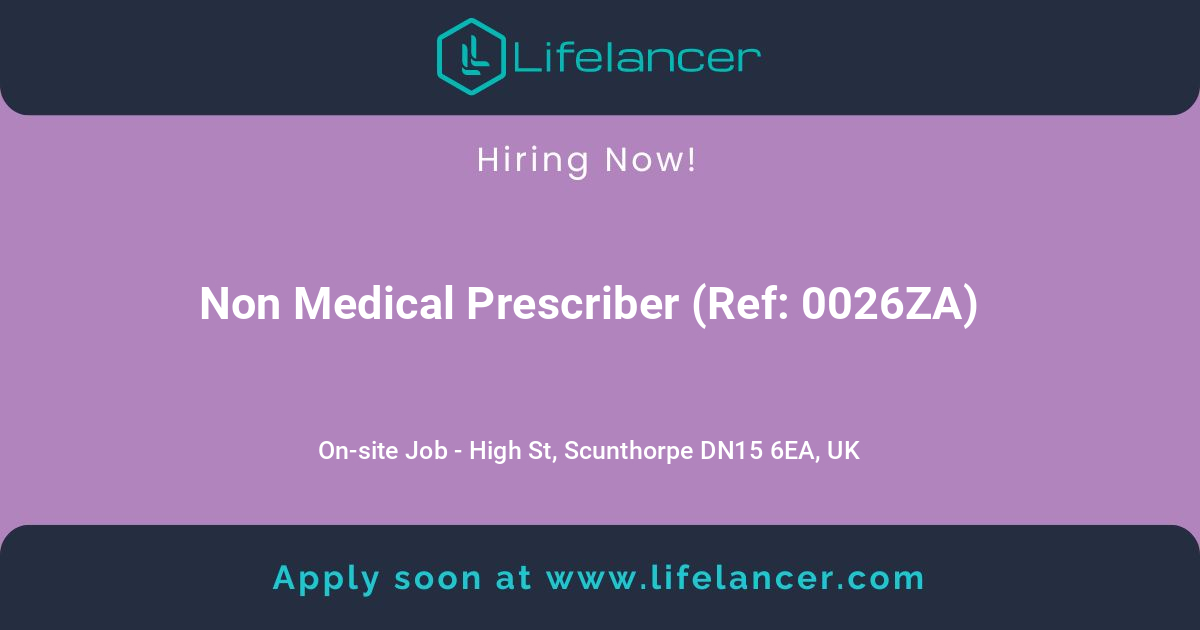Non Medical Prescriber (Ref: 0026ZA) - On-site Job at We Are With You ...