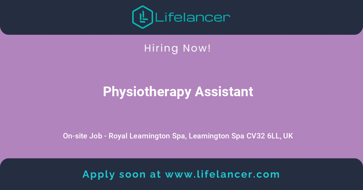 Physiotherapy Assistant - On-site Job at Castel Froma Neuro Care ...