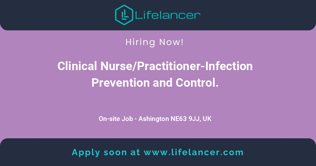 Clinical Nurse/Practitioner-Infection Prevention and Control. - On-site ...