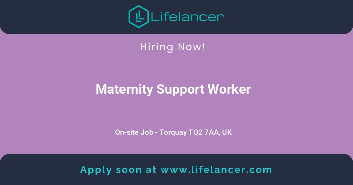 Maternity Support Worker - On-site Job at Torbay and South Devon NHS ...