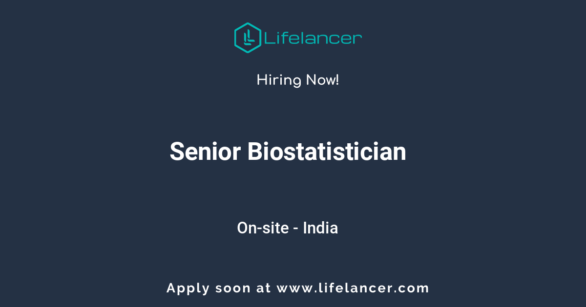 Senior Biostatistician - On-site Job at Sanofi | Lifelancer