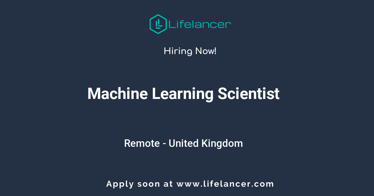 Machine Learning Scientist - Remote Job at Ground Truth Labs | Lifelancer