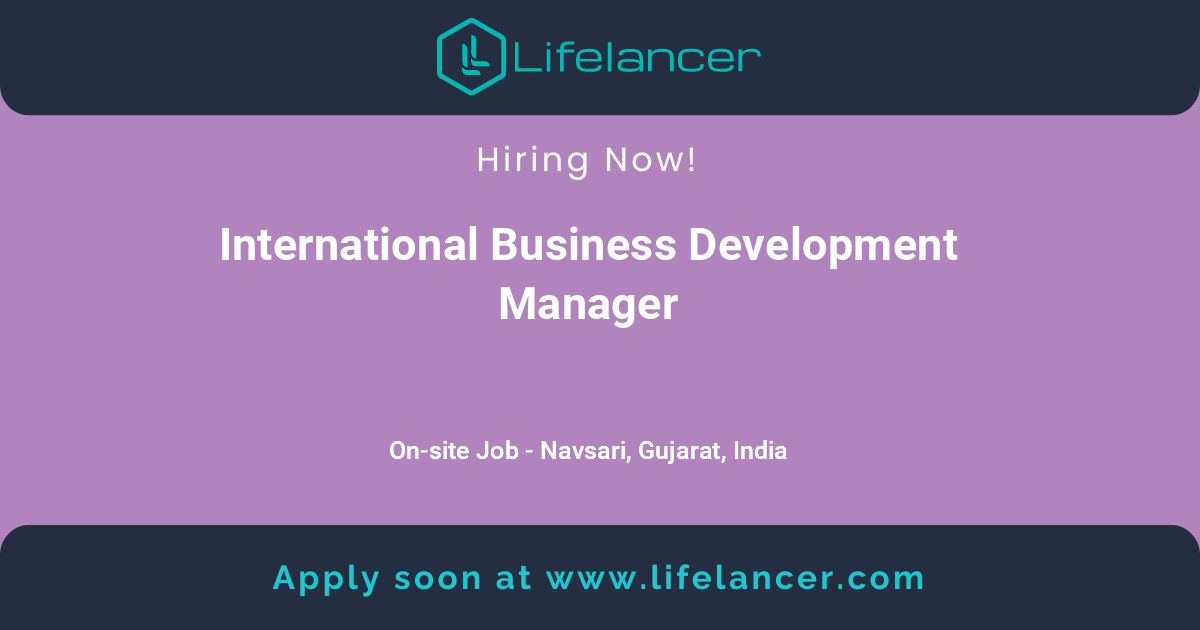 International Business Development Manager - On-site Job at Beacon Group | Lifelancer