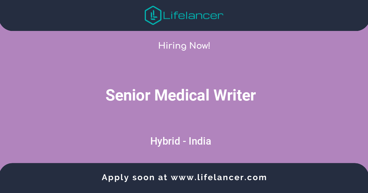 Senior Medical Writer - Hybrid Job at ICON plc | Lifelancer