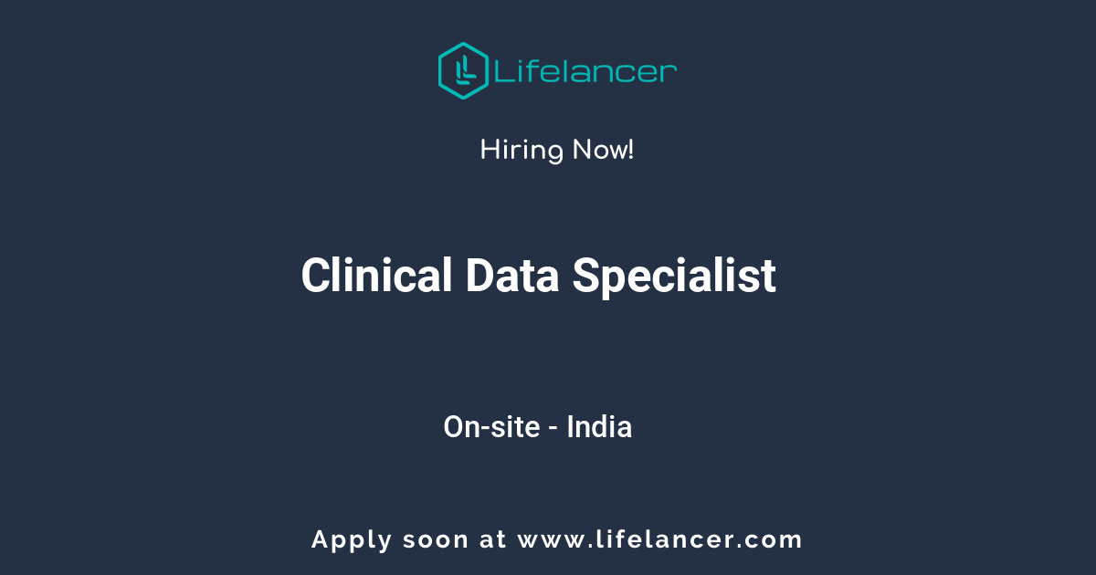 Clinical Data Specialist - On-site Job at Fortrea | Lifelancer