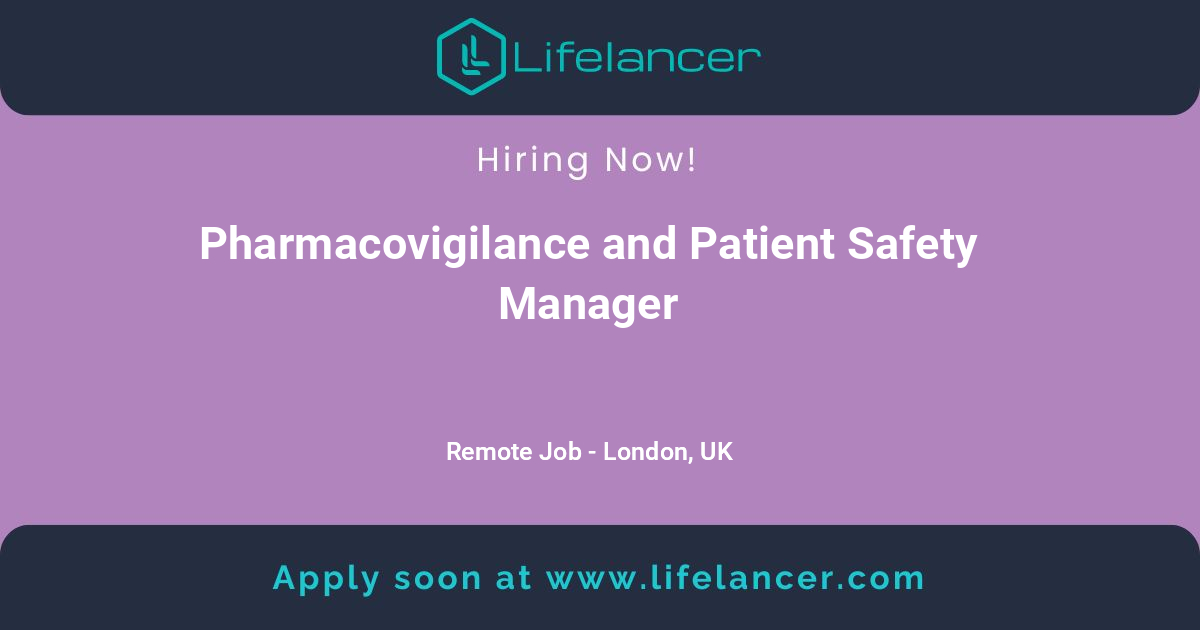 Pharmacovigilance and Patient Safety Manager - Remote Job at WEP ...