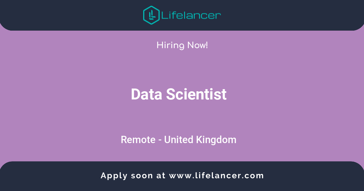 Data Scientist - Remote Job at Perspectum | Lifelancer