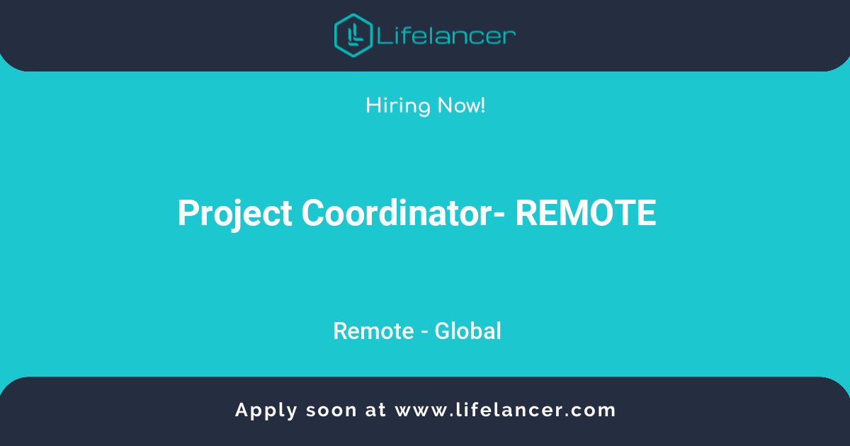 Project Coordinator- REMOTE - Remote Job at Syneos Health | Lifelancer