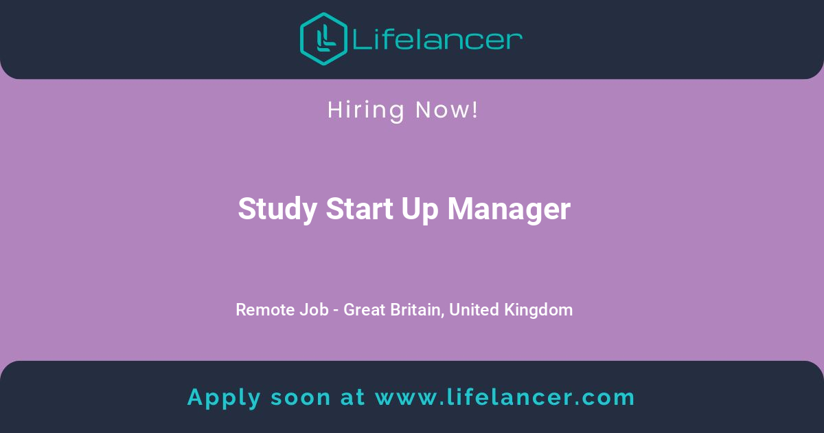 Study Start Up Manager - Remote Job at ICON Strategic Solutions | Lifelancer