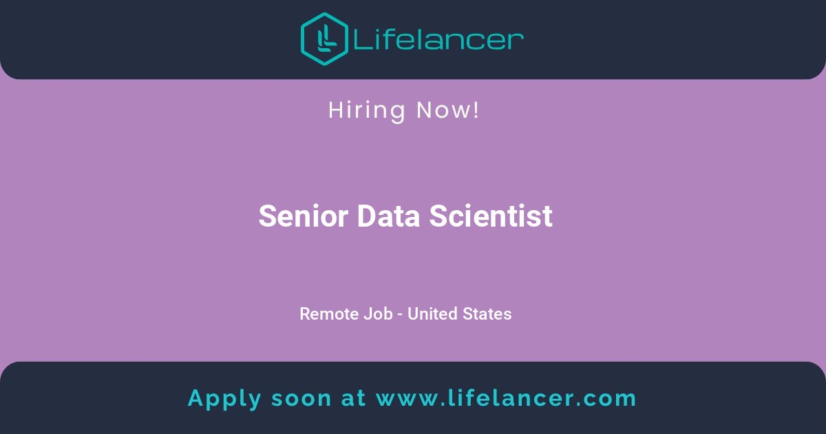 Senior Data Scientist - Remote Job at Amgen | Lifelancer