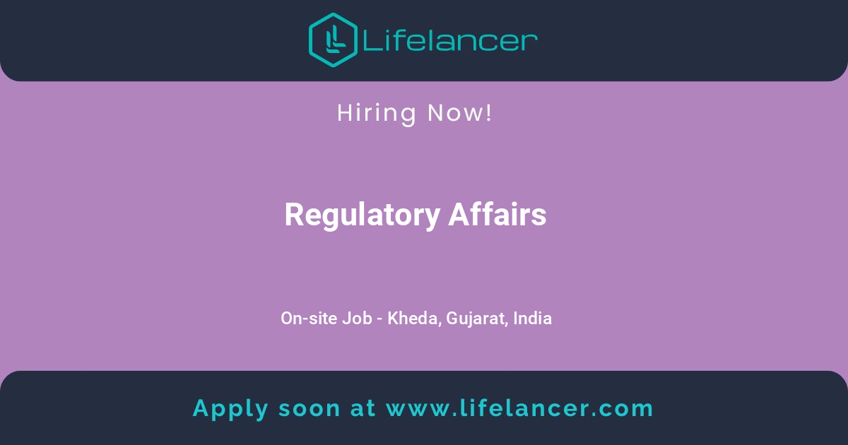 Regulatory Affairs - On-site Job at Suntara Cosmetics Private Limited ...