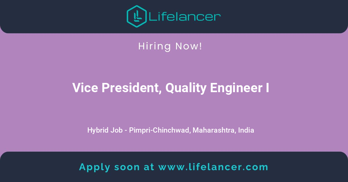 Vice President, Quality Engineer I - Hybrid Job at BNY | Lifelancer