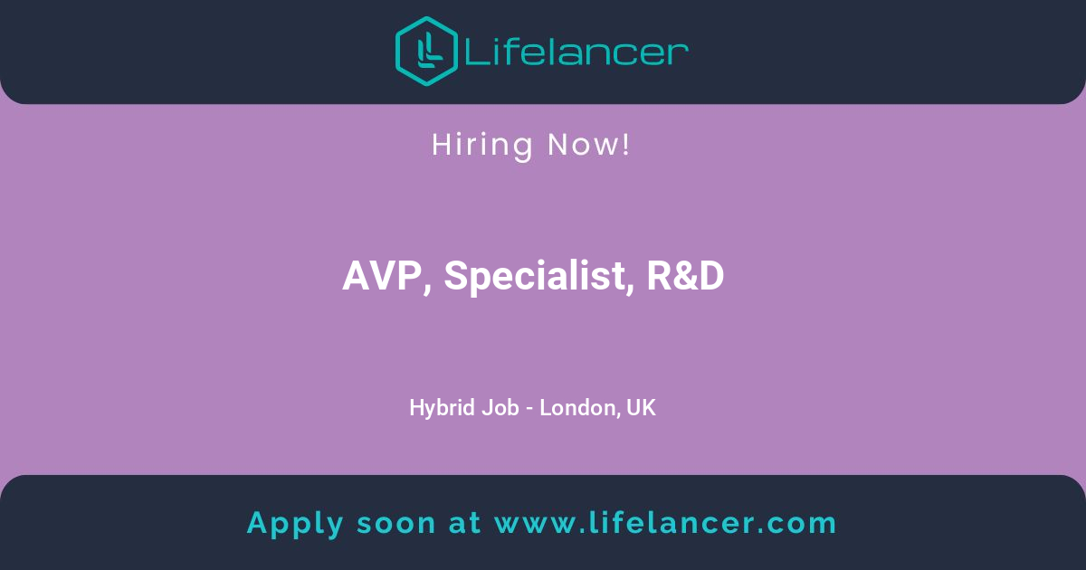 AVP, Specialist, R&D - Hybrid Job at Pacific Life Re | Lifelancer