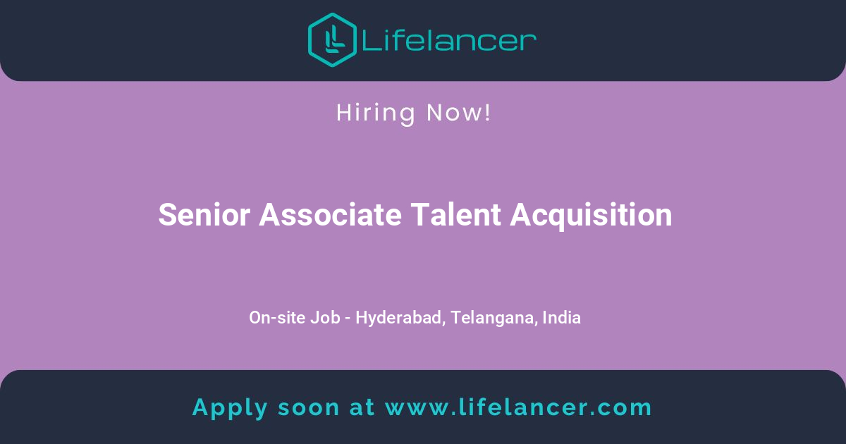 Senior Associate Talent Acquisition - On-site Job at Amgen | Lifelancer