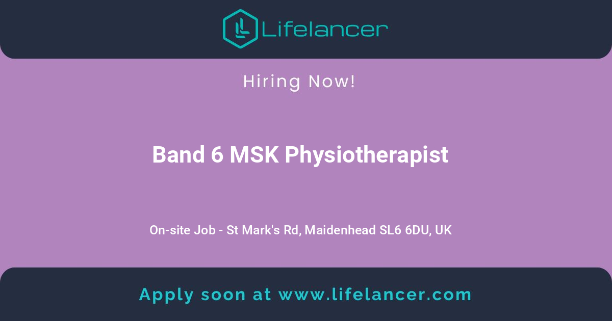 Band 6 MSK Physiotherapist - On-site Job at NHS Professionals Limited ...